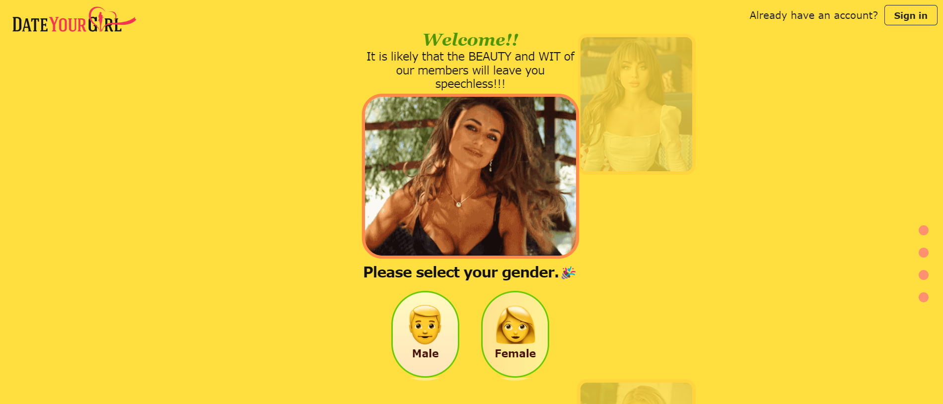 Examples of Pre-Landing Pages for Dating Vertical in Affiliate ...