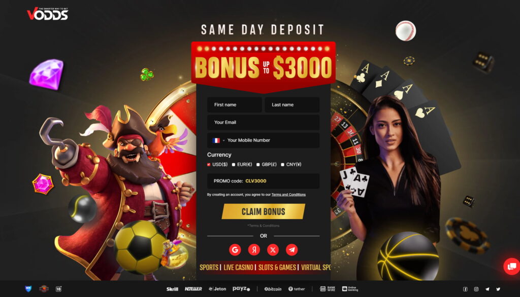 Gambling Pre-Landing and Landing Page Examples for Affiliates - Affroom